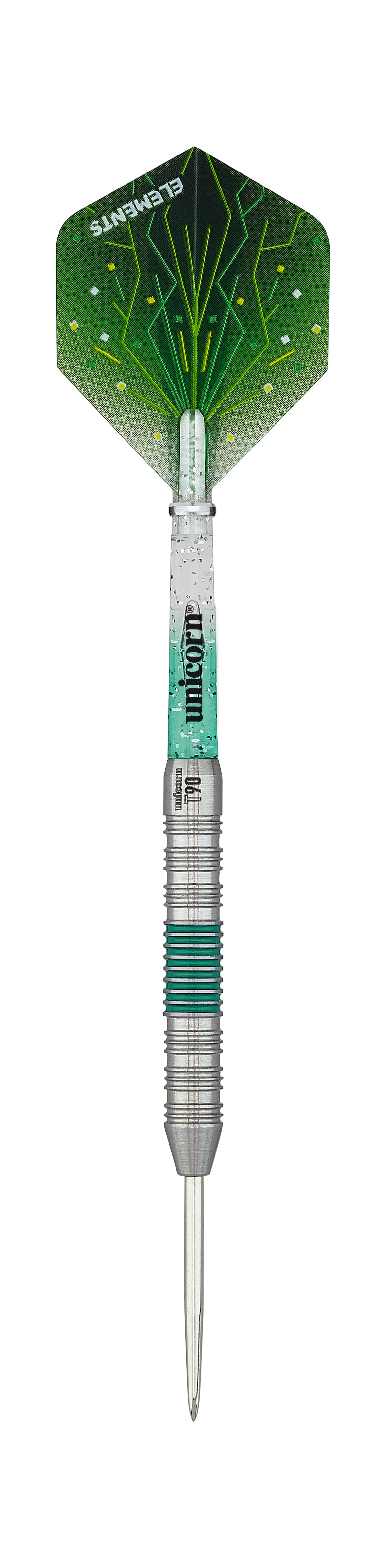 Unicorn T90 Core XL Green Type 2 90% Tungsten dartstikat – Harrows darts
